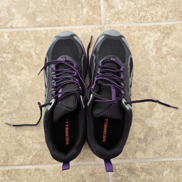 Merrell | Shoes | Merrell Womens Black And Purple Athletic Shoes | Poshmark